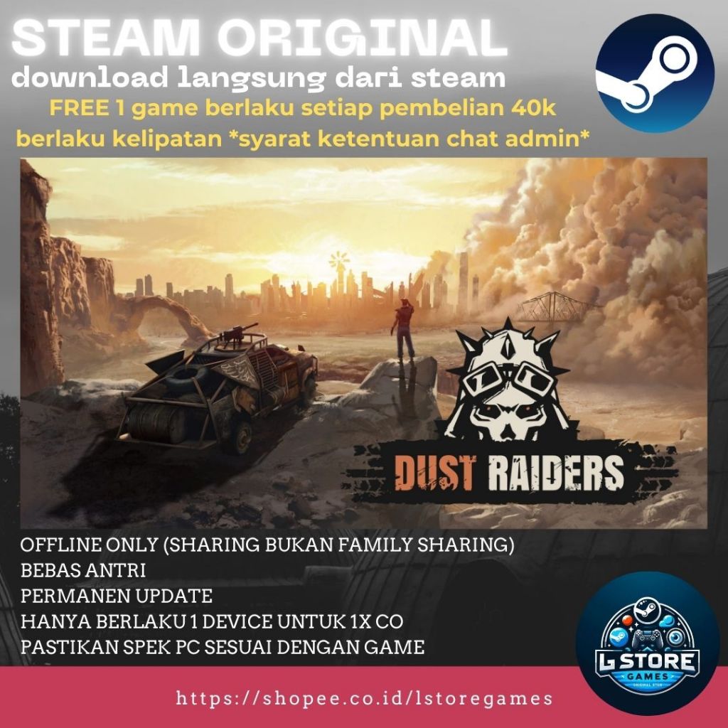 Jual Dust Raiders PC Sharing Original Offline | Shopee Indonesia