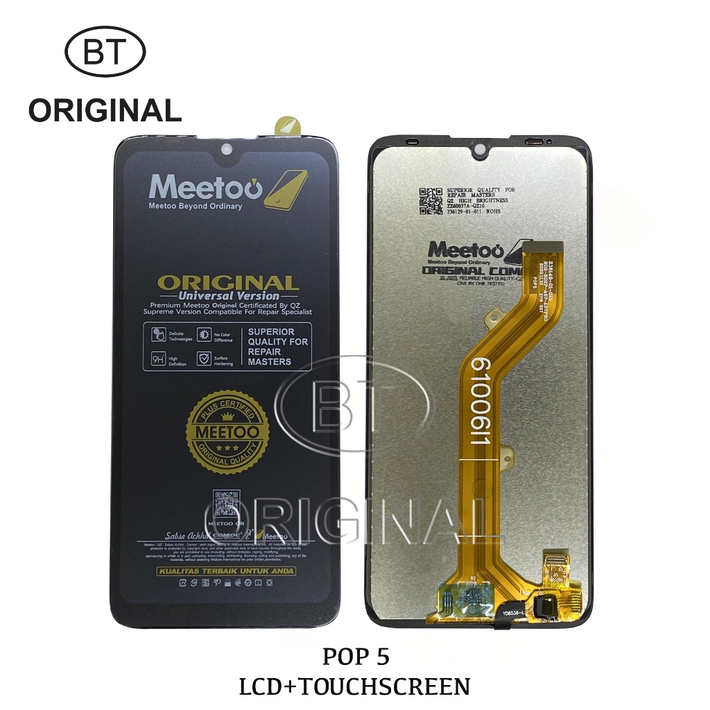 Jual LCD TECNO POP 5 - BD2 - BD1 - BD2D - BD3 - ORIGINAL MEETOO ...