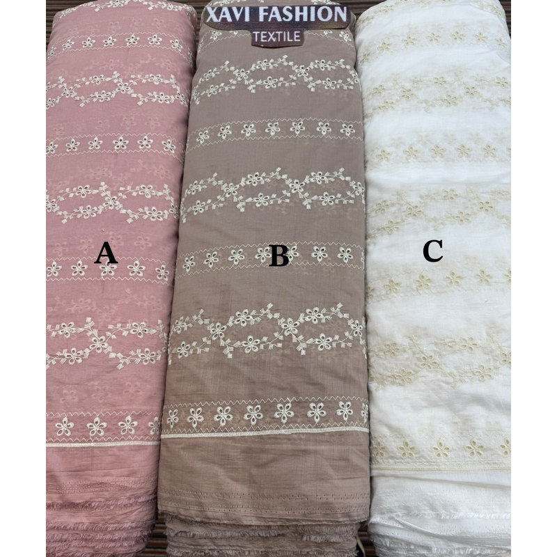 Jual Kain NEW ORGANZA/PAPER SILK ORIGINAL EMBROIDERY || Harga Per ...