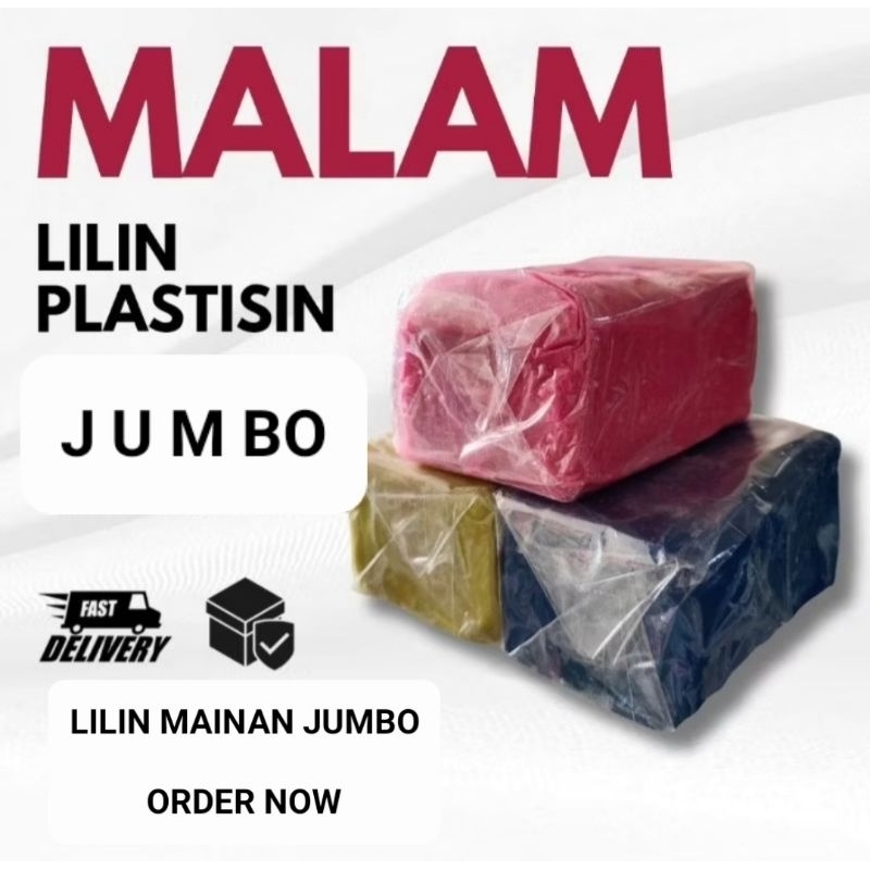 Jual LILIN MAINAN JUMBO/LILIN PLASTISIN BESAR/MALAM JUMBO | Shopee ...
