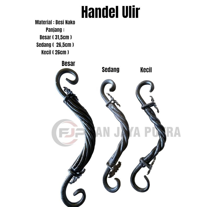 Jual Handle Spiral Pintu Pagar Besi | Handle Pintu Besi | Shopee Indonesia