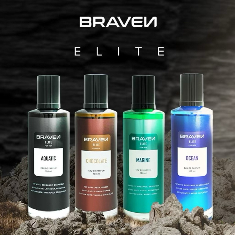 Jual (NEW) Braven Elite Eau De Parfum 100ML | Parfum Pria EDP Tahan ...