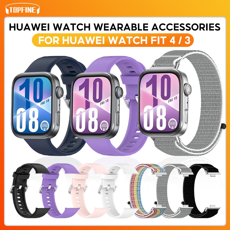 Jual Strap Nylon Huawei Watch Fit 3 /4/ 4PRO /case jam huawei watch fit ...