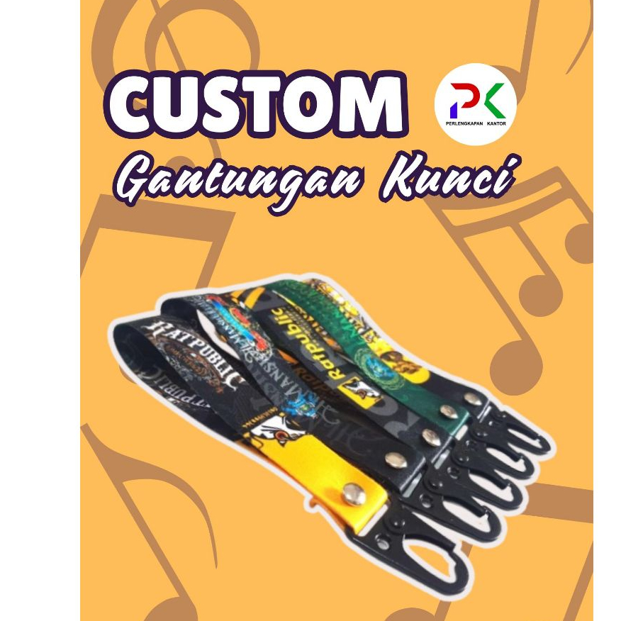 Jual GANTUNGAN KUNCI LANYARD / STRAP GANCI CANTELAN BESI SNAPHOOK ...