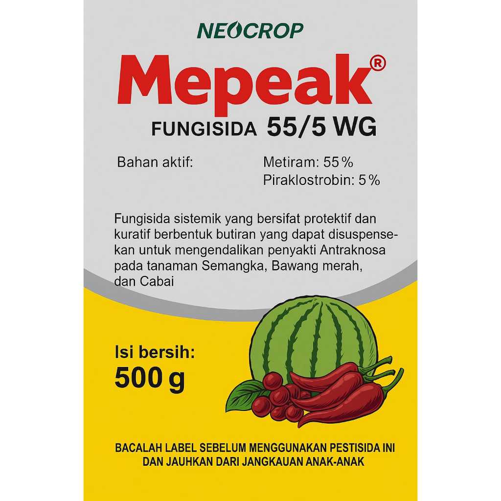 Jual Fungisida MEPEAK 500 g obat untuk pengendali penyakit bercak daun ...