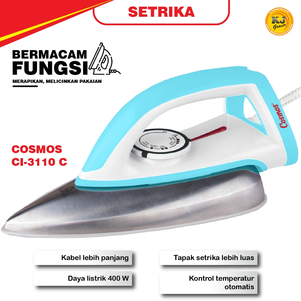 Jual SETRIKA COSMOS CI-3110C / REKOMENDASI SETRIKA MURAH / SETRIKA ...
