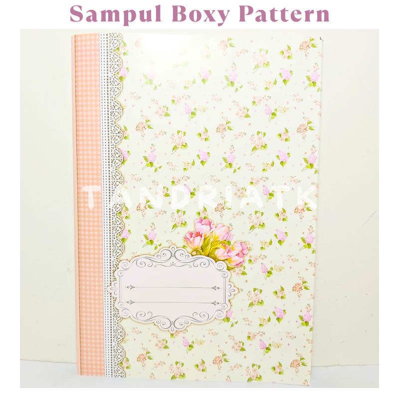 Jual [1 PAK ISI 20] Sampul Buku Tebal BOXY PATTERN KUPU SIMPATY Motif ...