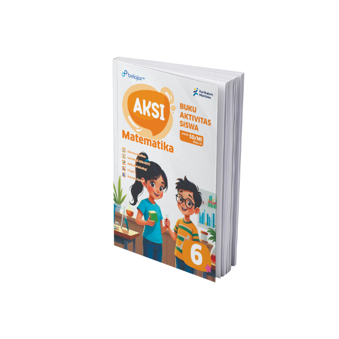 Jual Belajar Plus - Buku AKSI Matematika untuk SD/MI Kelas 6 Kurikulum ...