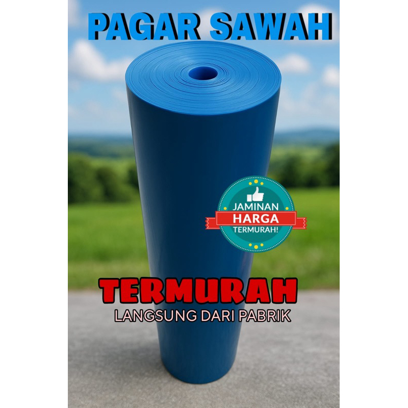 Jual PLASTIK FIBER PAGAR SAWAH ANTI HAMA TIKUS ukuran 90meter x 60 cm ...