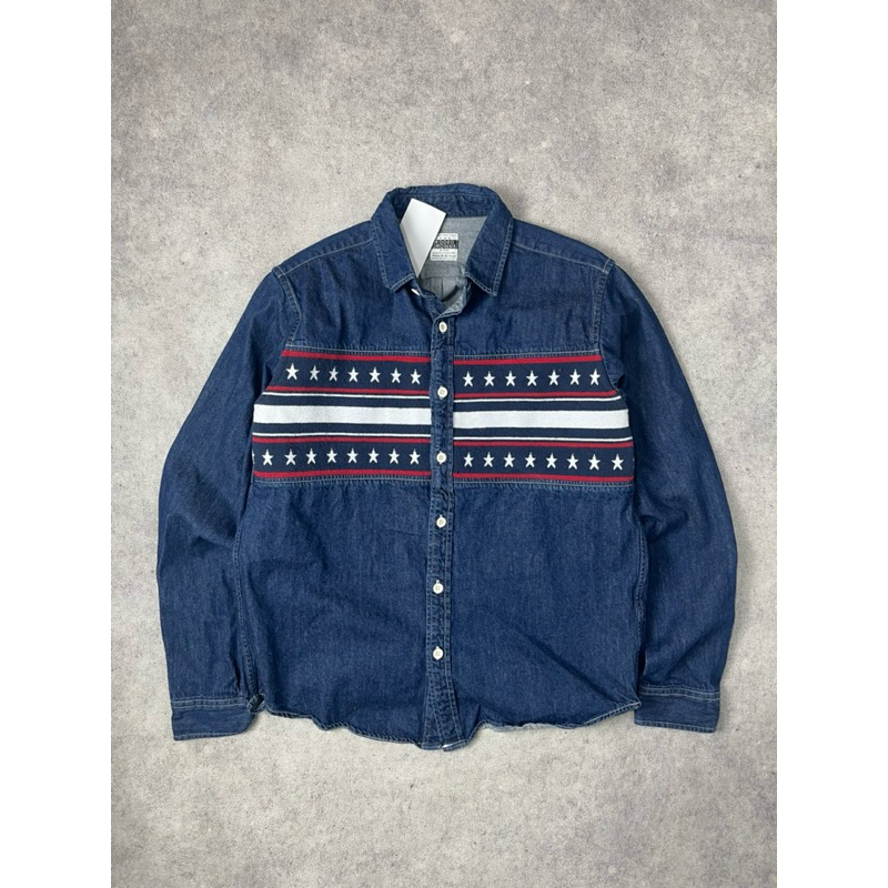 Jual RODEO CROWN denim shirt | Shopee Indonesia