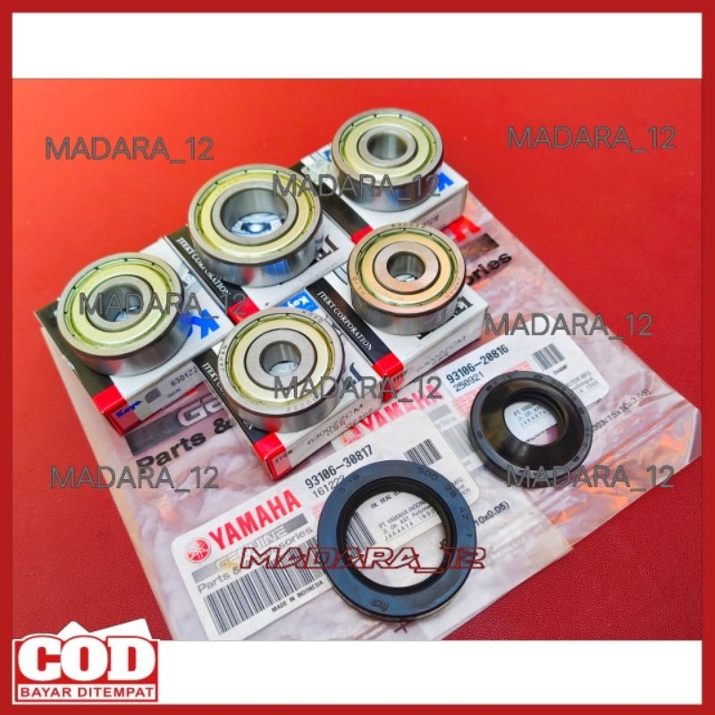 Jual BEARING LAHER DAN SEAL RODA SET KOYO JAPAN YAMAHA F1ZR FISR FIZR ...