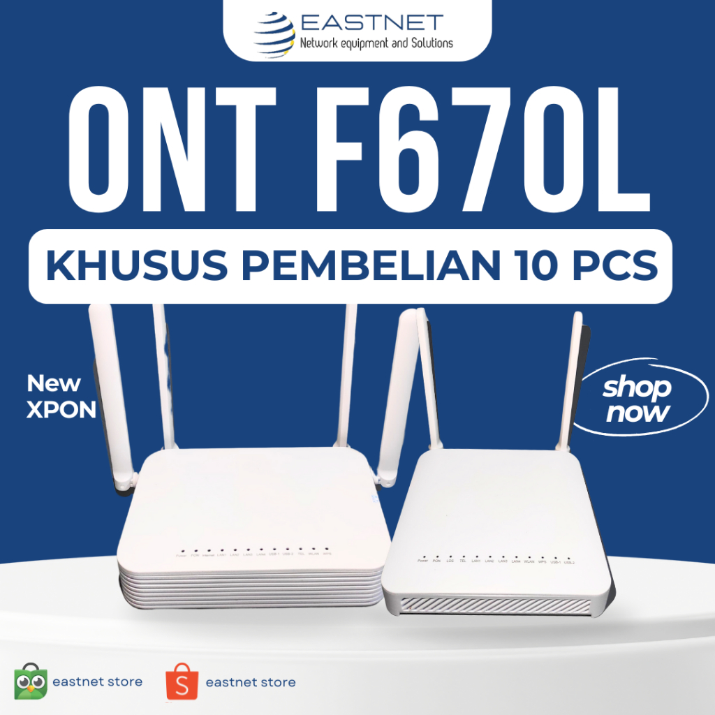 Jual ont f670l gpon dual band new (10 pcs) | Shopee Indonesia