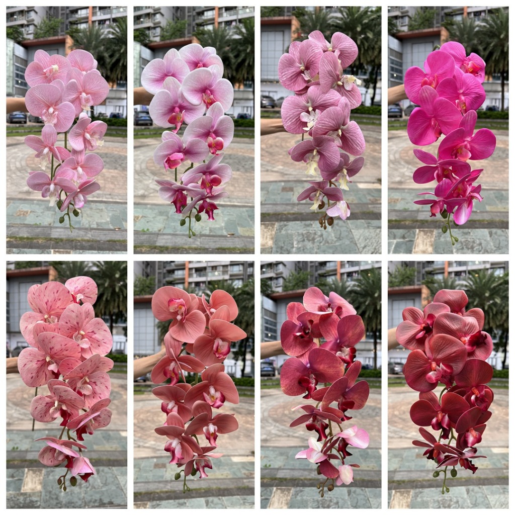 Jual Bunga Orkid Bohong 9 Kuntum | Grosir Bunga Sintetis Berkualitas ...
