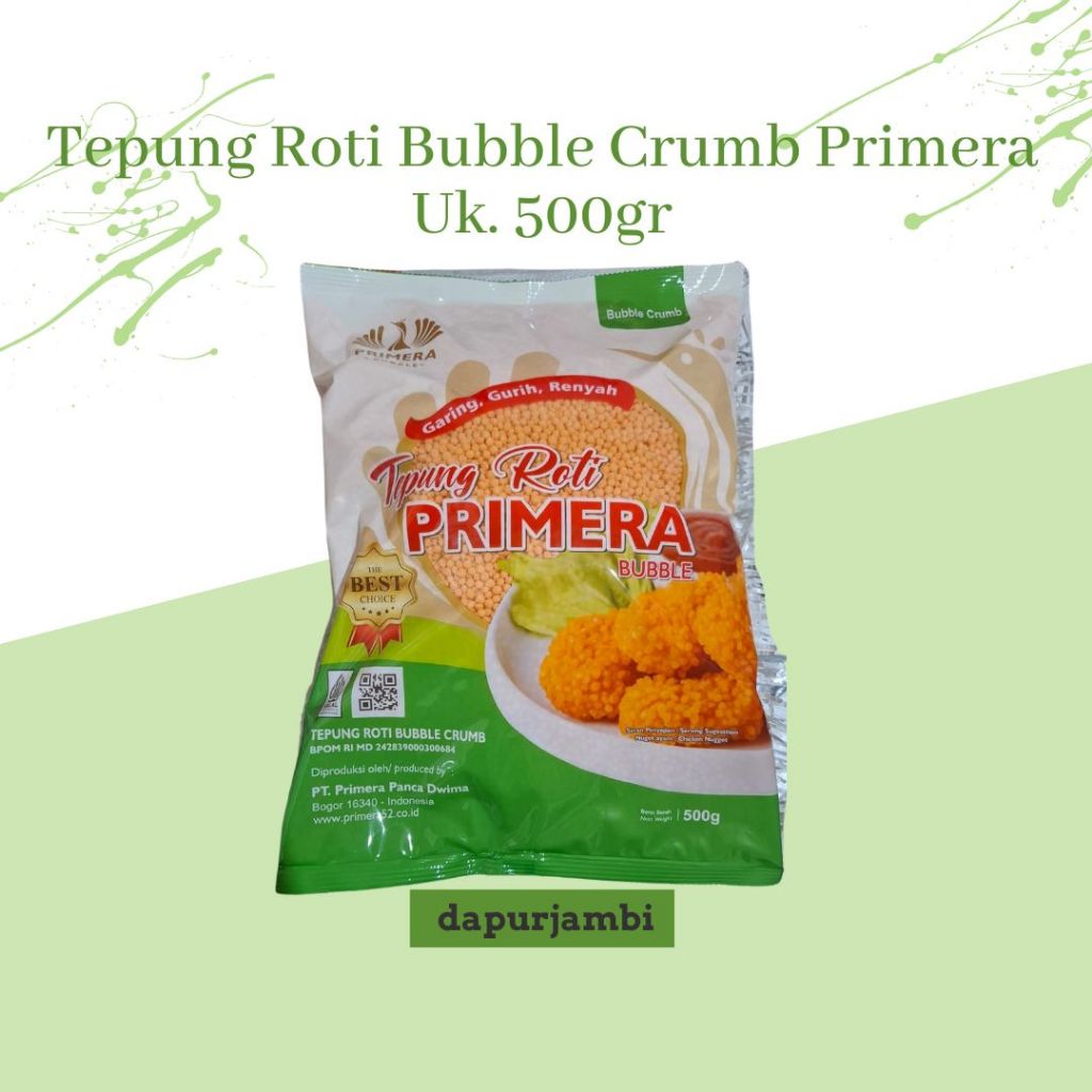 Jual Tepung Roti Bubble Crumb Primera Uk. 500gr | Shopee Indonesia
