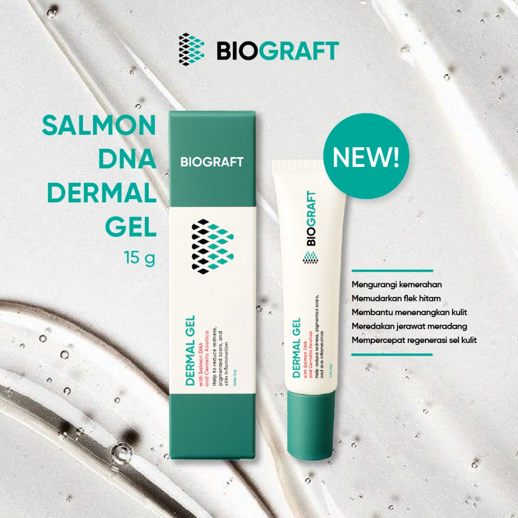 Jual Biograft Salmon DNA Dermal Gel Acne Spot 15gr | Shopee Indonesia