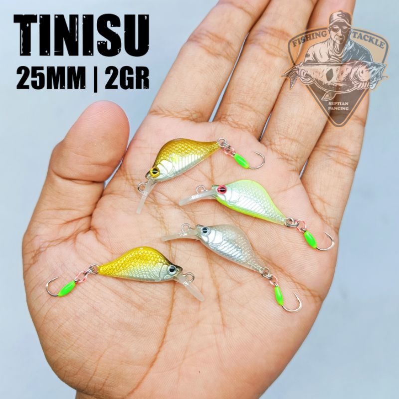 Jual LURE MINNOW TINISU 25MM | 2GR MICRO MINNOW CASTING MAS HAMPALA ...