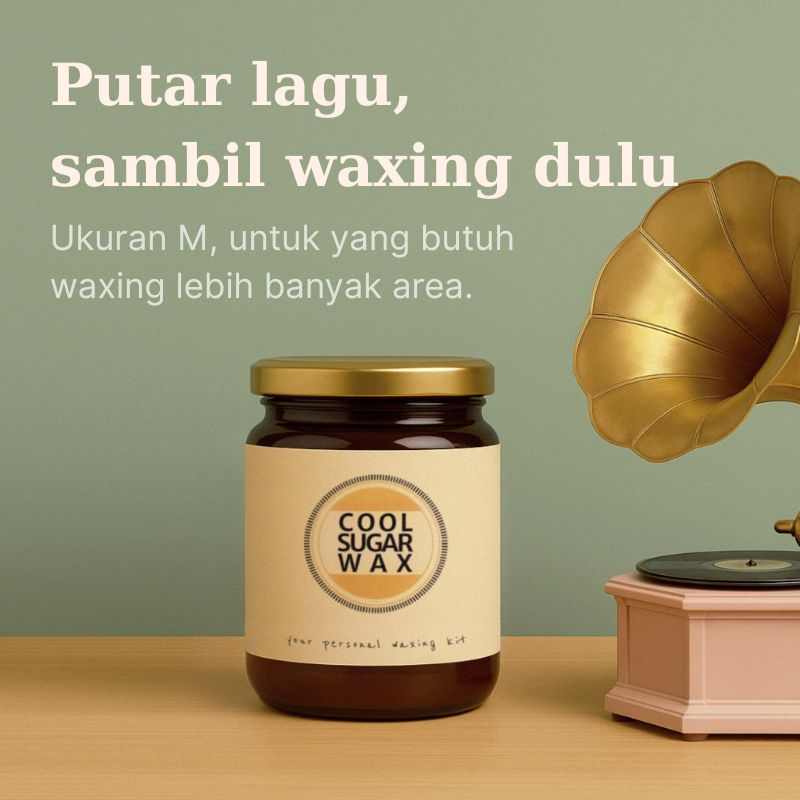 Jual Coolsugar Wax Jar M - Sugar Wax Tanpa Pewarna, Parfum, dan ...