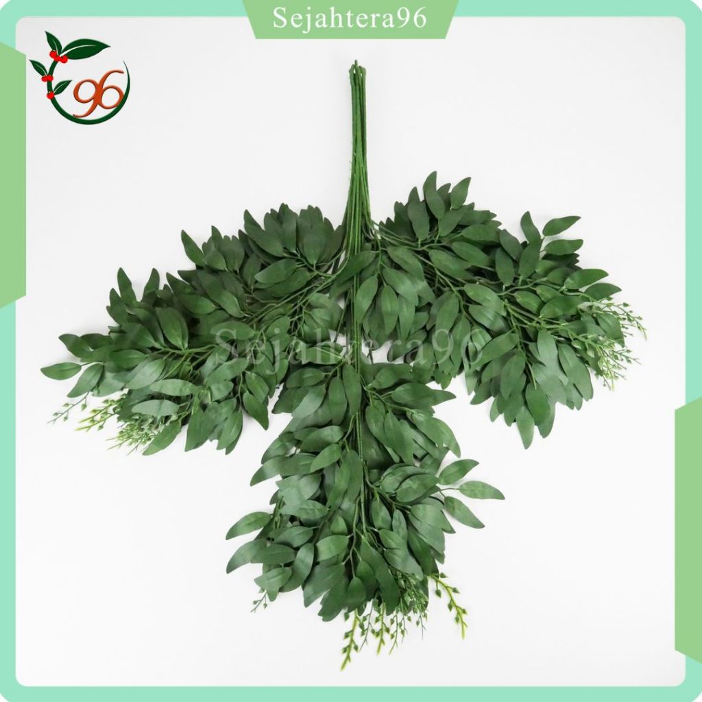 Jual DAUN WILLOW LUSINAN CABANG 3 LEAF ARTIFICIAL DECOR RUANGAN OUTDOOR ...
