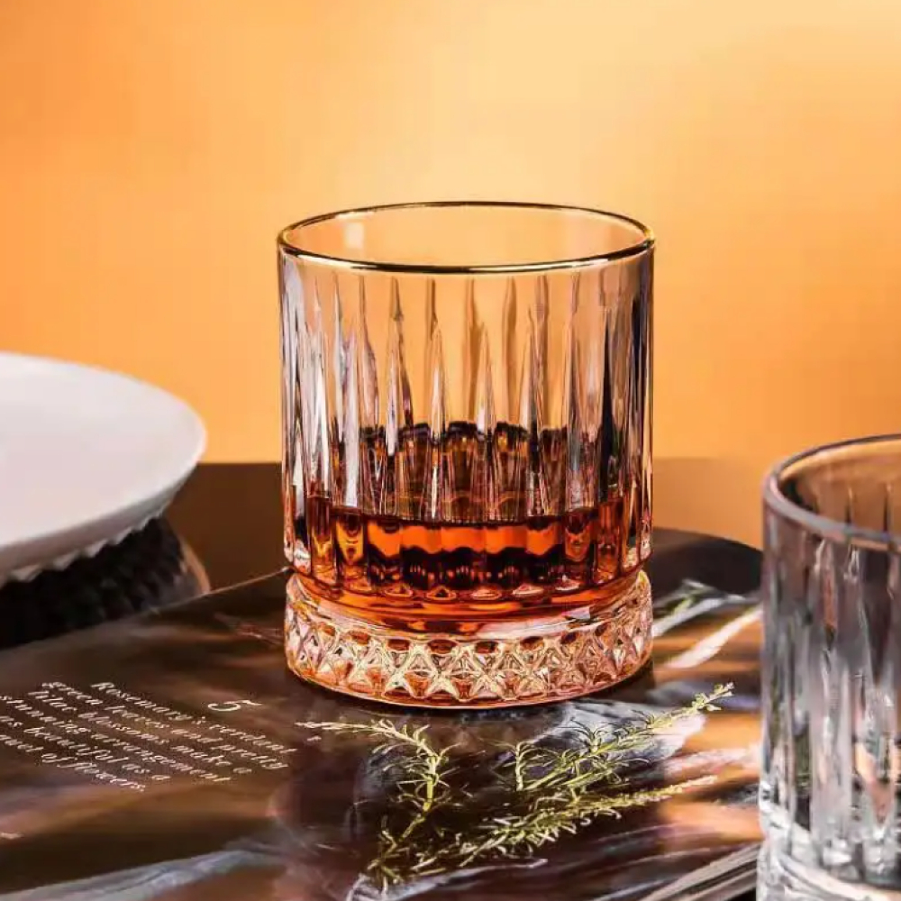 Jual One Two Cups Gelas Whisky Cocktail Crystal Diamond Bottom Rock Glass - YH149 | Shopee Indonesia