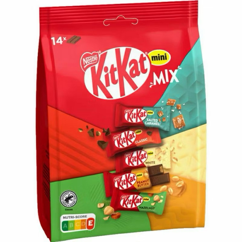 Jual KITKAT MINI MIX isi 14 pcs 197,4gr | Shopee Indonesia
