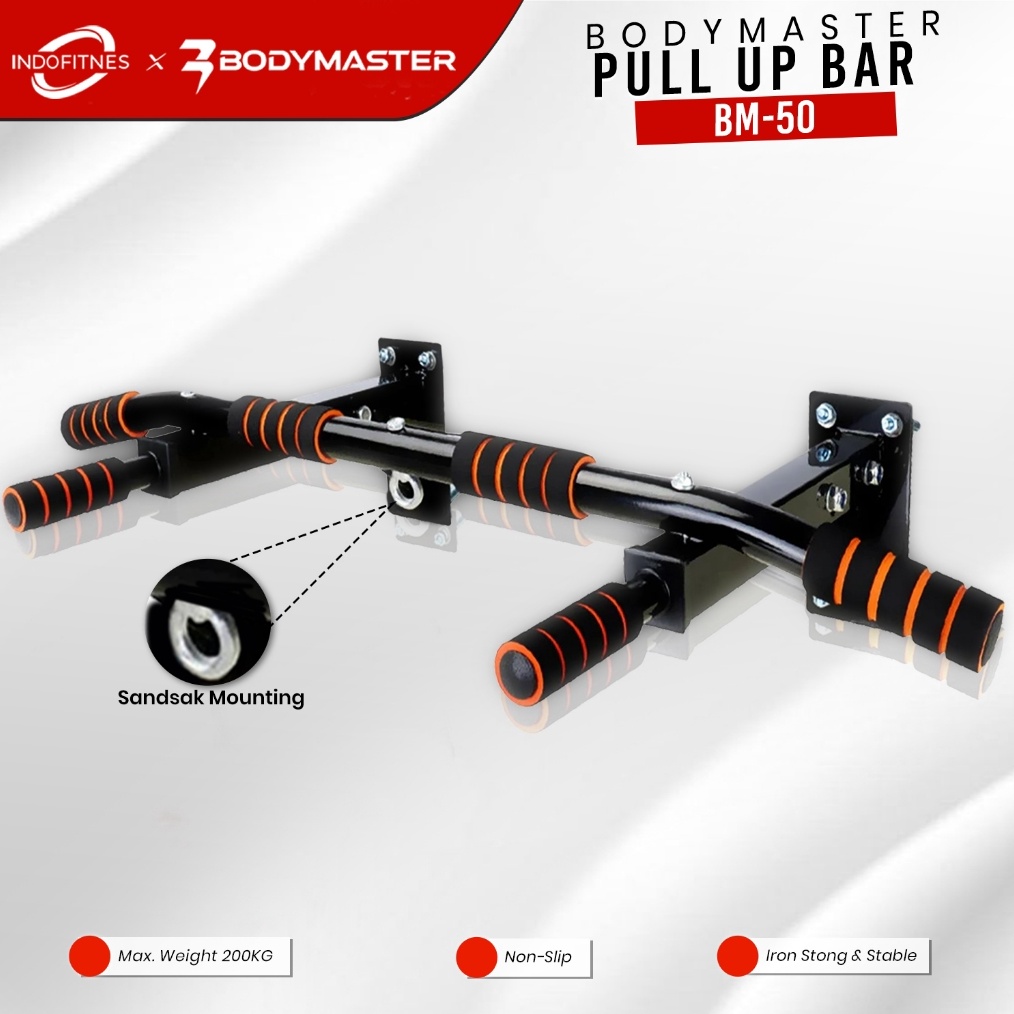 Jual KODE G43T BODYMASTER Pull Up Bar BM5 Wall Chin Up Pullup Samsak ...