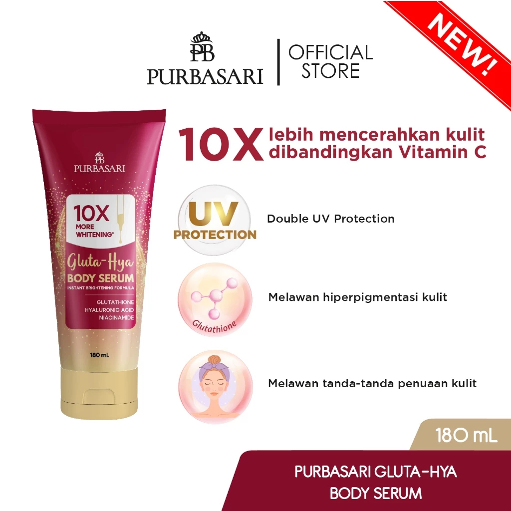 Jual ARJUNA Purbasari Gluta Hya Body Serum 180 ml / Body Serum KT5 ...