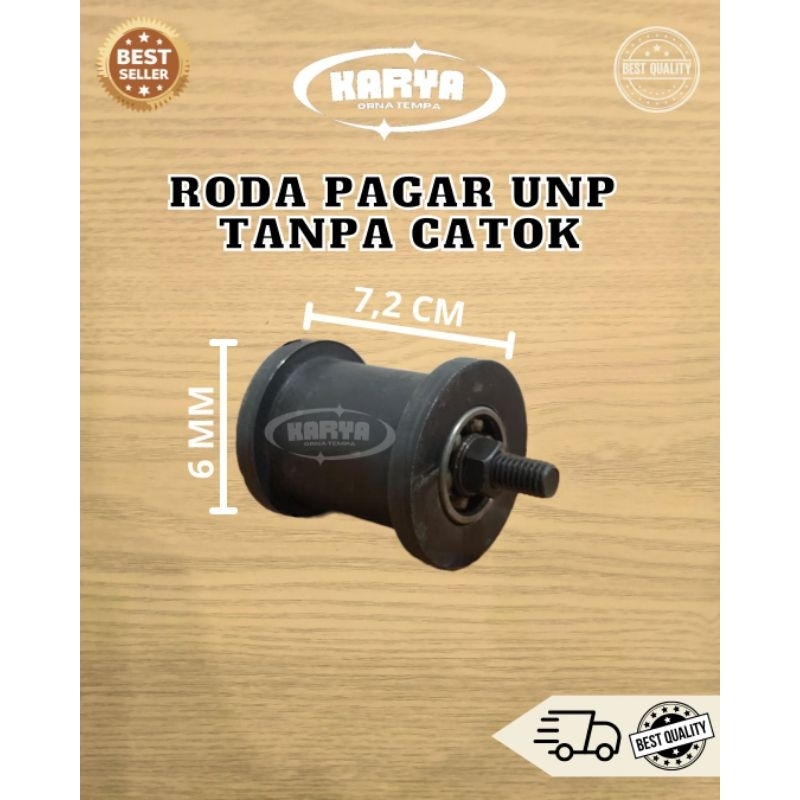 Jual Roda UNP pagar tanpa casing kualitas super | Roda pagar | Shopee ...