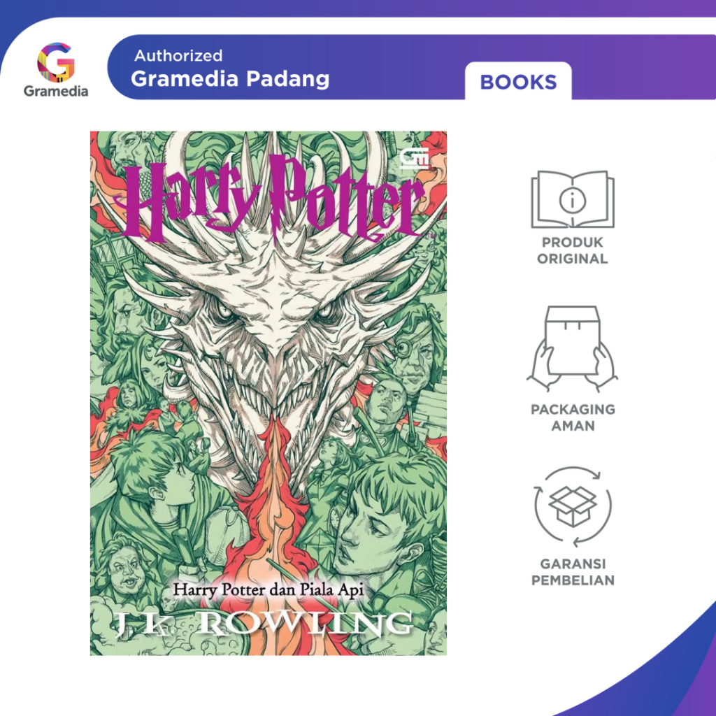 Jual Gramedia Padang - Harry Potter#4 : Harry Potter dan Piala Api (Harry Potter and The Goblet ...