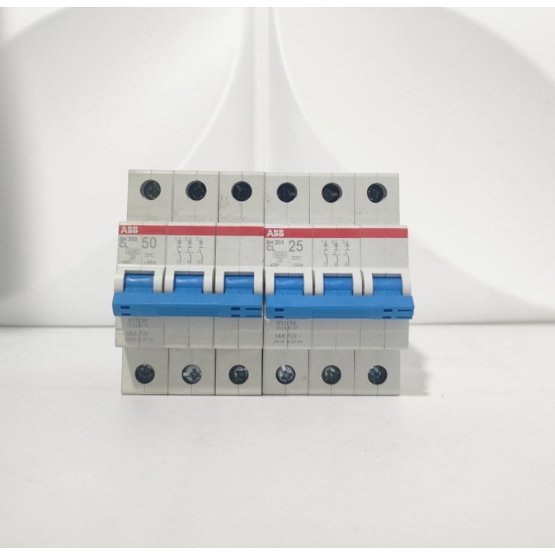 Jual MCB Modif PLN ABB sh203 MCB modif anti jeglek 6a-50a | Shopee Indonesia