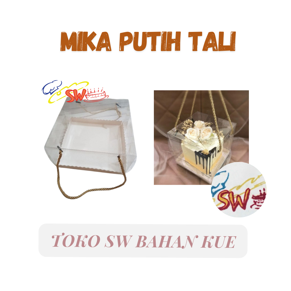 Jual MIKA PUTIH TALI/DESSERT BOX MIKA TALI (PER PCS) | Shopee Indonesia