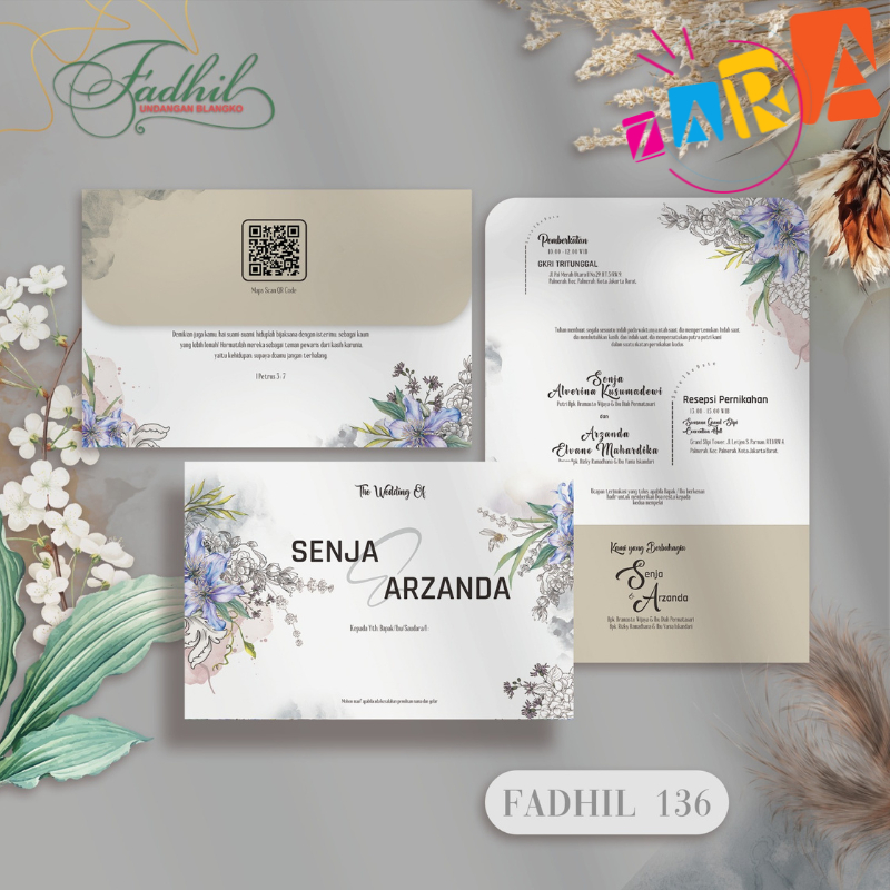 Jual Blangko Undangan Fadhil 136 Harga Murah Grosir (Produk masih ...