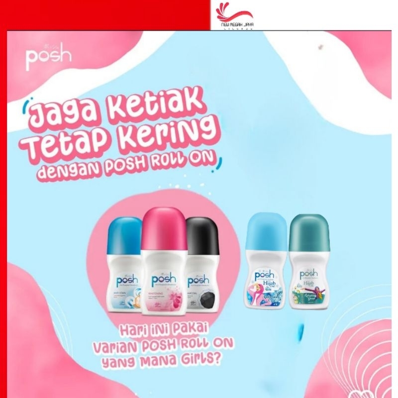 Jual Posh Girl Anti Perspirant Deodorant Roll On 50ml | Shopee Indonesia