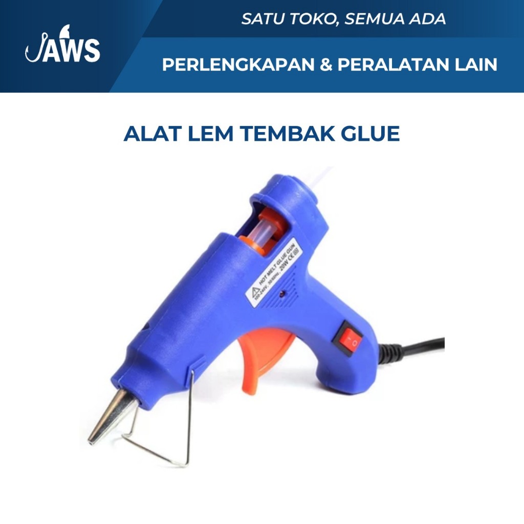 Jual Alat Lem Tembak Glue Gun Mini 20 Watt Listrik Pistol Lem Lilin ...