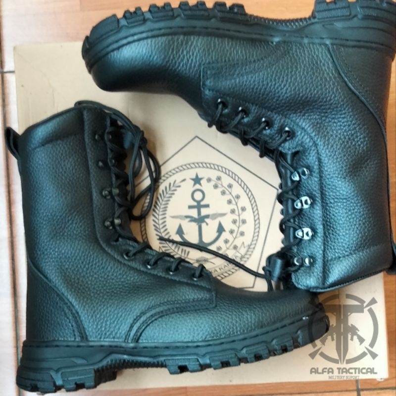 Jual Sepatu PDL TNI Kulit Jeruk Jatah TNI | Shopee Indonesia