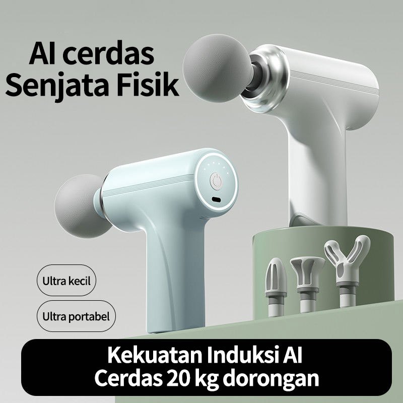 Jual 4 IN 1 Alat Pijat Mini Fascial Gun Elektrik Massage Gun Massage ...
