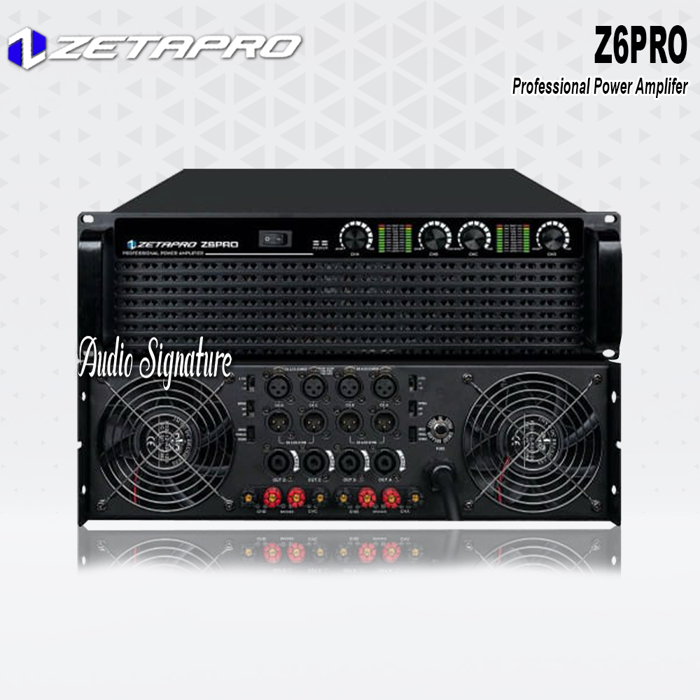 Jual Power Amplifier 4 Channel ZETAPRO Z6 PRO | Z6PRO Class H Original | Shopee Indonesia