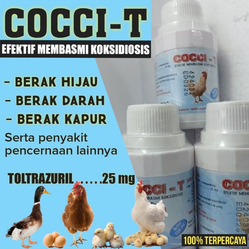 Jual COCCI T - PENCEGAHAN & PENGOBATAN koksidiosis | Shopee Indonesia