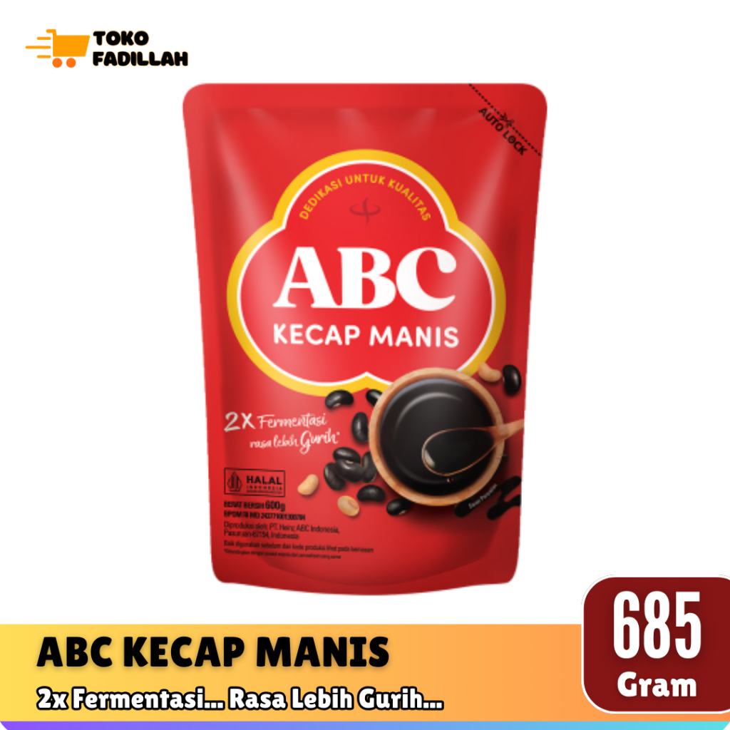Jual ABC Kecap Manis 685/600 gr - Kemasan Pouch Refill | Shopee Indonesia
