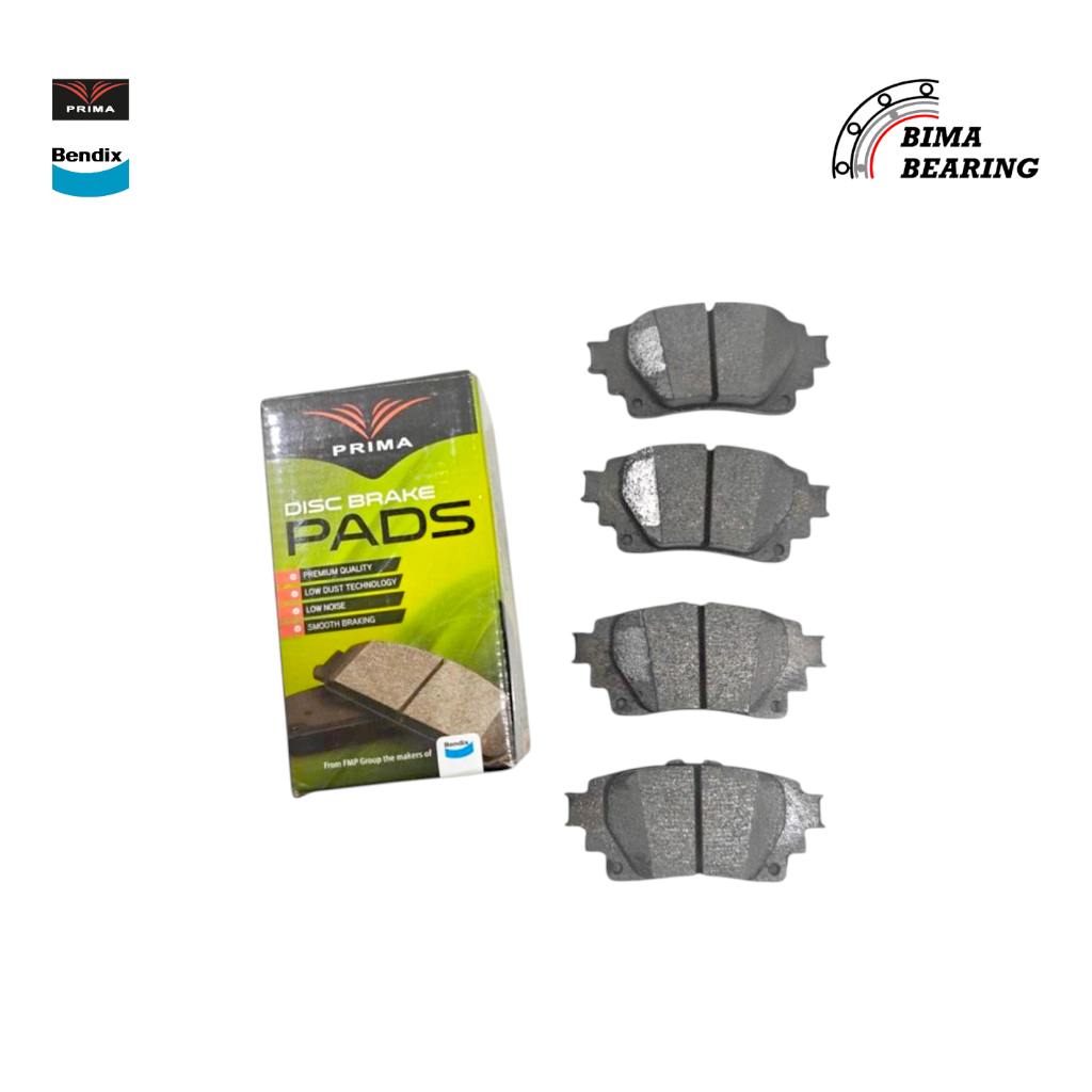 Jual Kampas Rem Belakang Set Toyota Innova Zenix Hybrid Bensin 2022 Bendix Prima Brake Pad Front ...