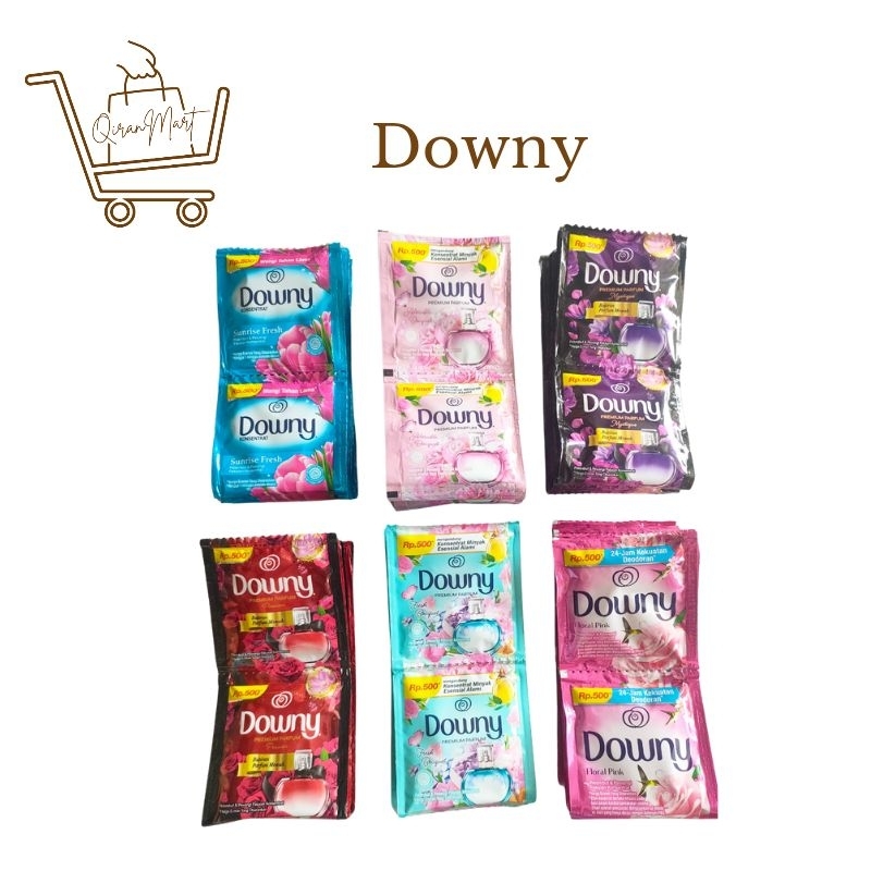Jual Downy Pewangi & Pelembut Pakaian sachet 500 isi 10ml (12 sachet ...