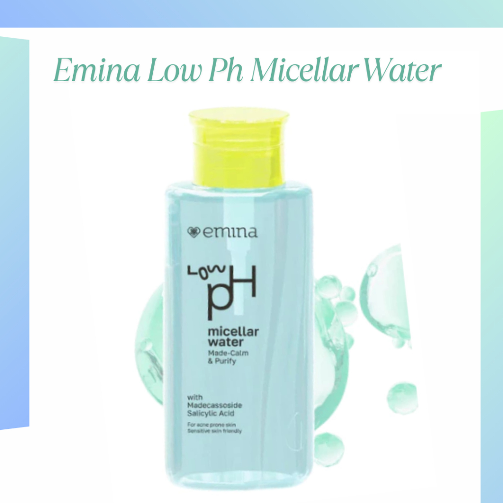 Jual Emina Low pH Micellar Water Made Calm and Purify 300ml/Pembersih ...