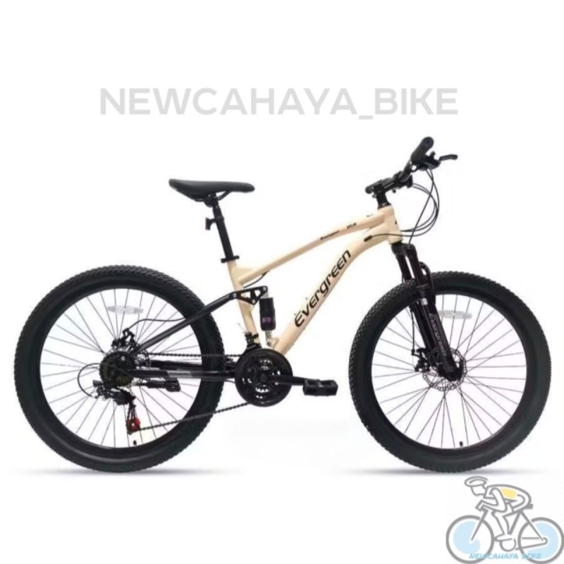 Jual Sepeda gunung 26 dan 27.5 inch mtb anak remaja dan dewasa evergreen full suspensi 24 speed ...