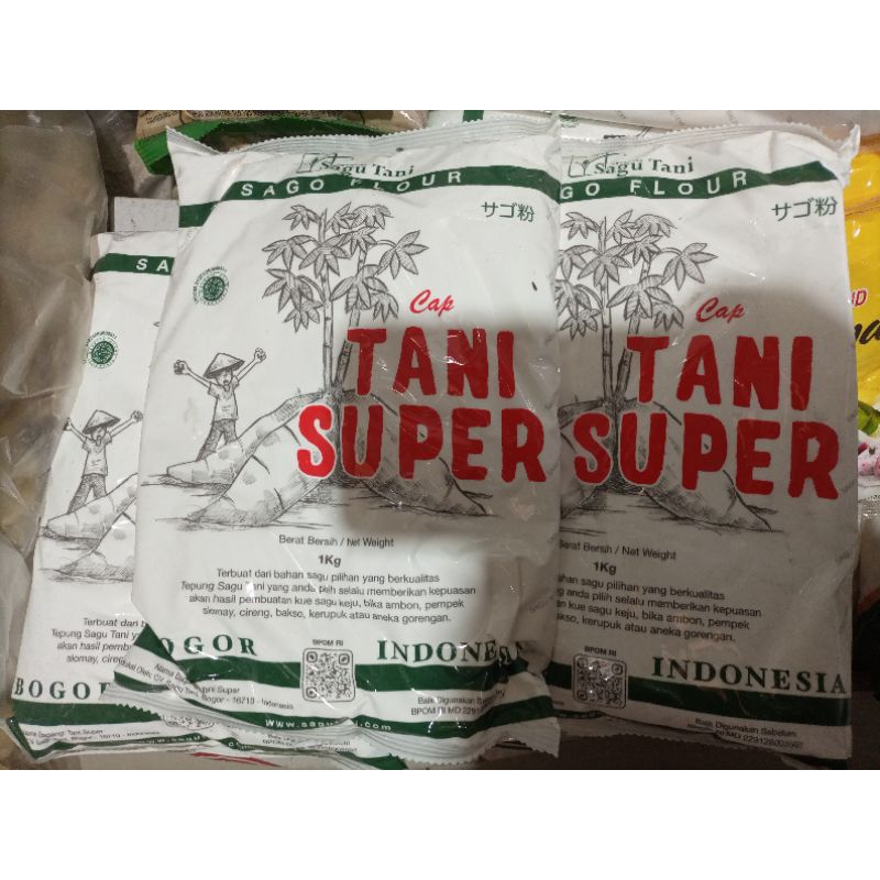 Jual TEPUNG SAGU CAP TANI SUPER KEMASAN 1KG & 500GRAM | Shopee Indonesia