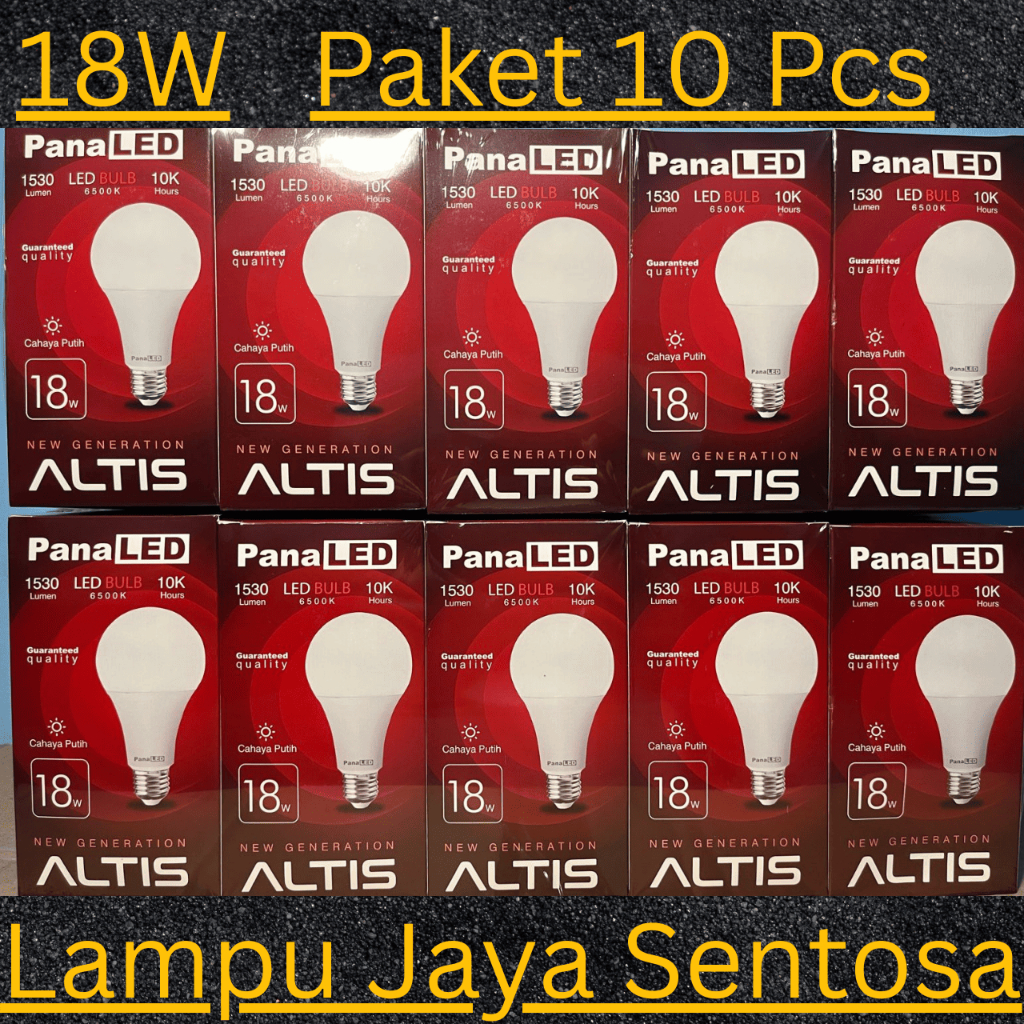 Jual {10 Pcs} Lampu/Bohlam LED Bulat Merk PanaLed Altis 5W/7W/9W/12W ...