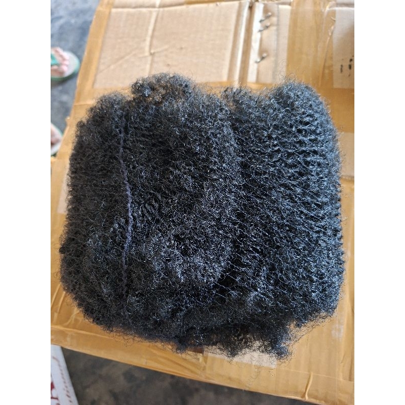 Jual rambut afro / afro kinky bulk / rambut sambung kriting | Shopee ...