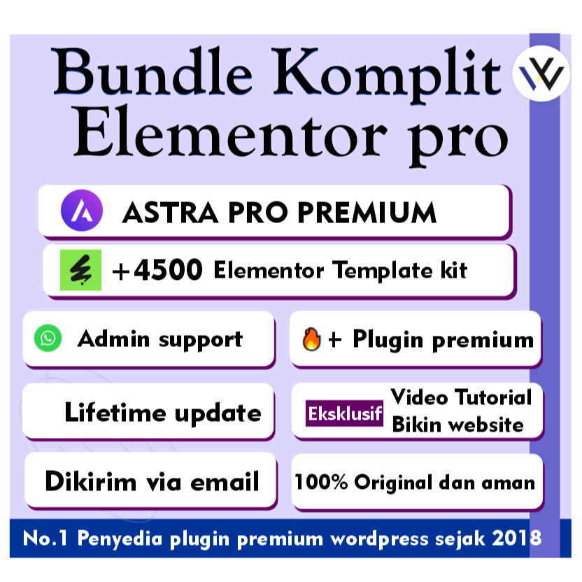Jual Bundle Elementor pro + Astra Pro + Elementor addons + 2500 ...