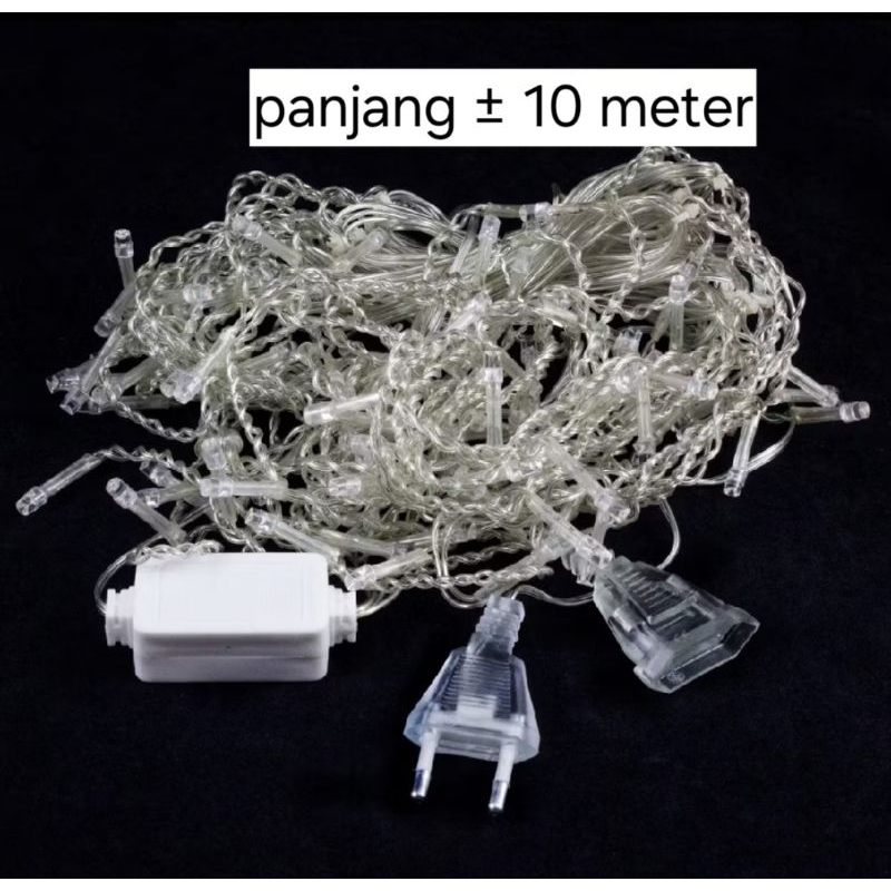 Jual lampu tumblr LED ± 10 meter/ lampu natal ± 100 lampu/ lampu 17 ...