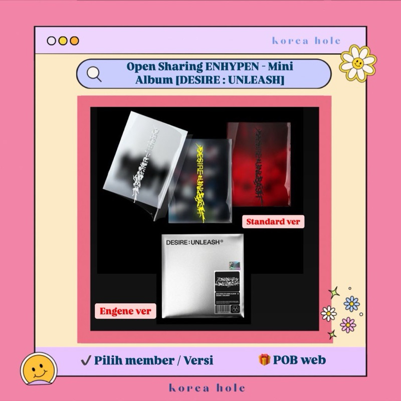 Jual OPEN PO ENHYPEN - 6th Mini Album [DESIRE : UNLEASH] | Shopee Indonesia