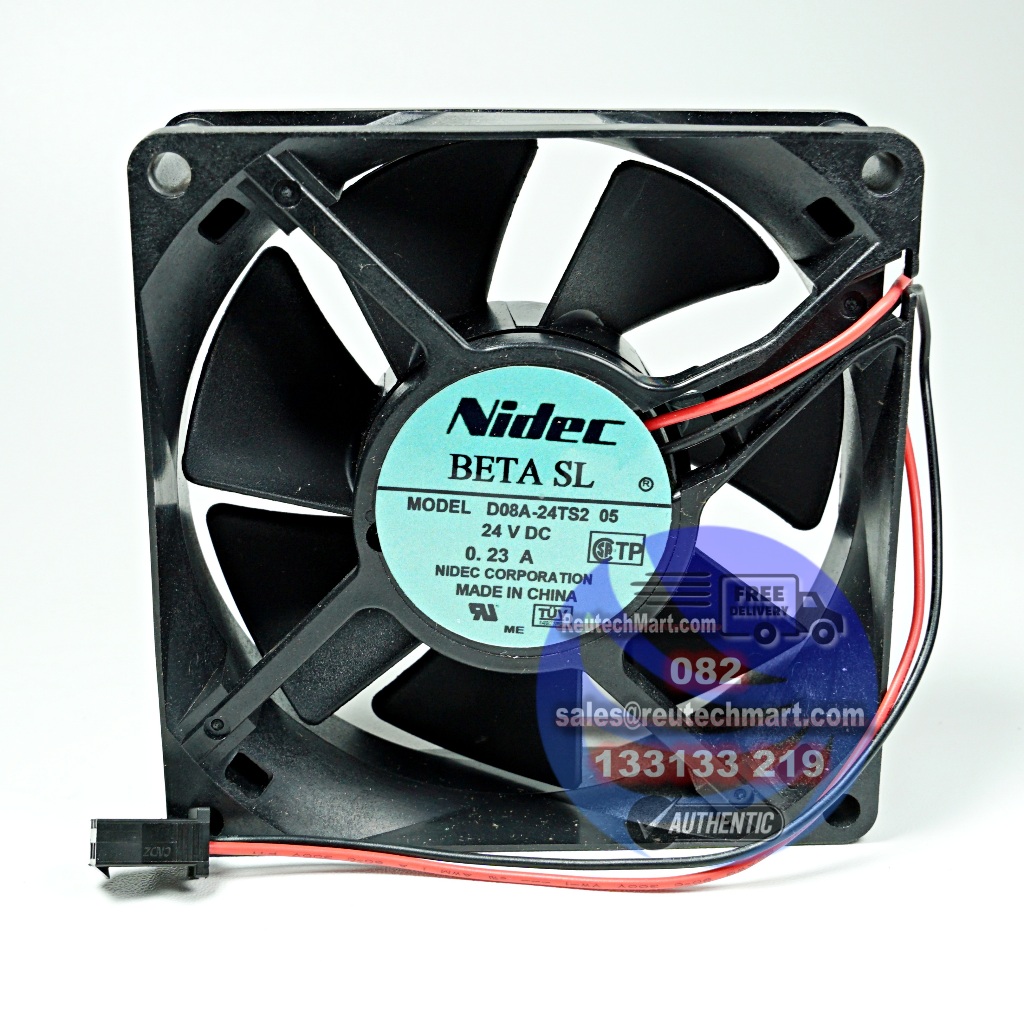 Jual NIDEC D08A-24TS2 05 Fan Nidec Beta SL D08A-24TS2 05 Fan 8cm 24Vdc ...