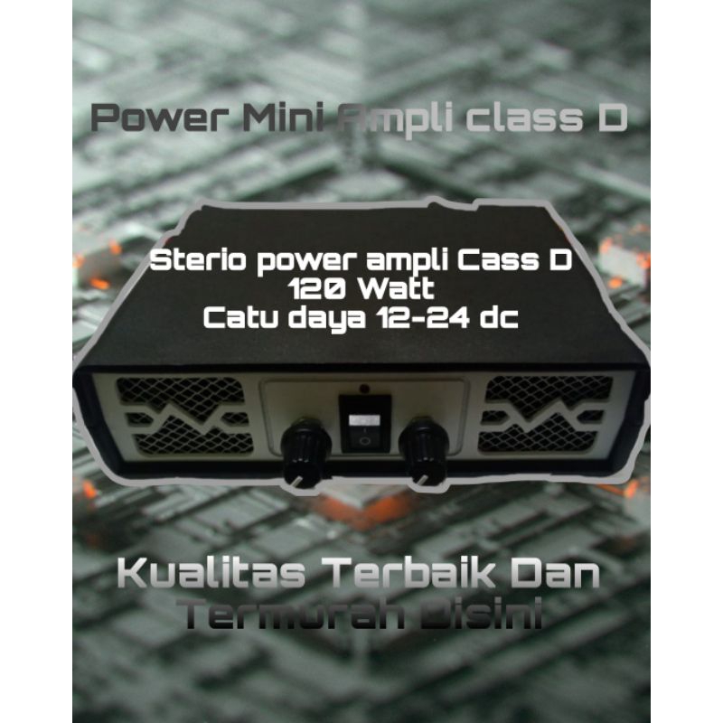 Jual Power Amplifer Mini Ampli Class D (Belum termasuk Adaptor ...